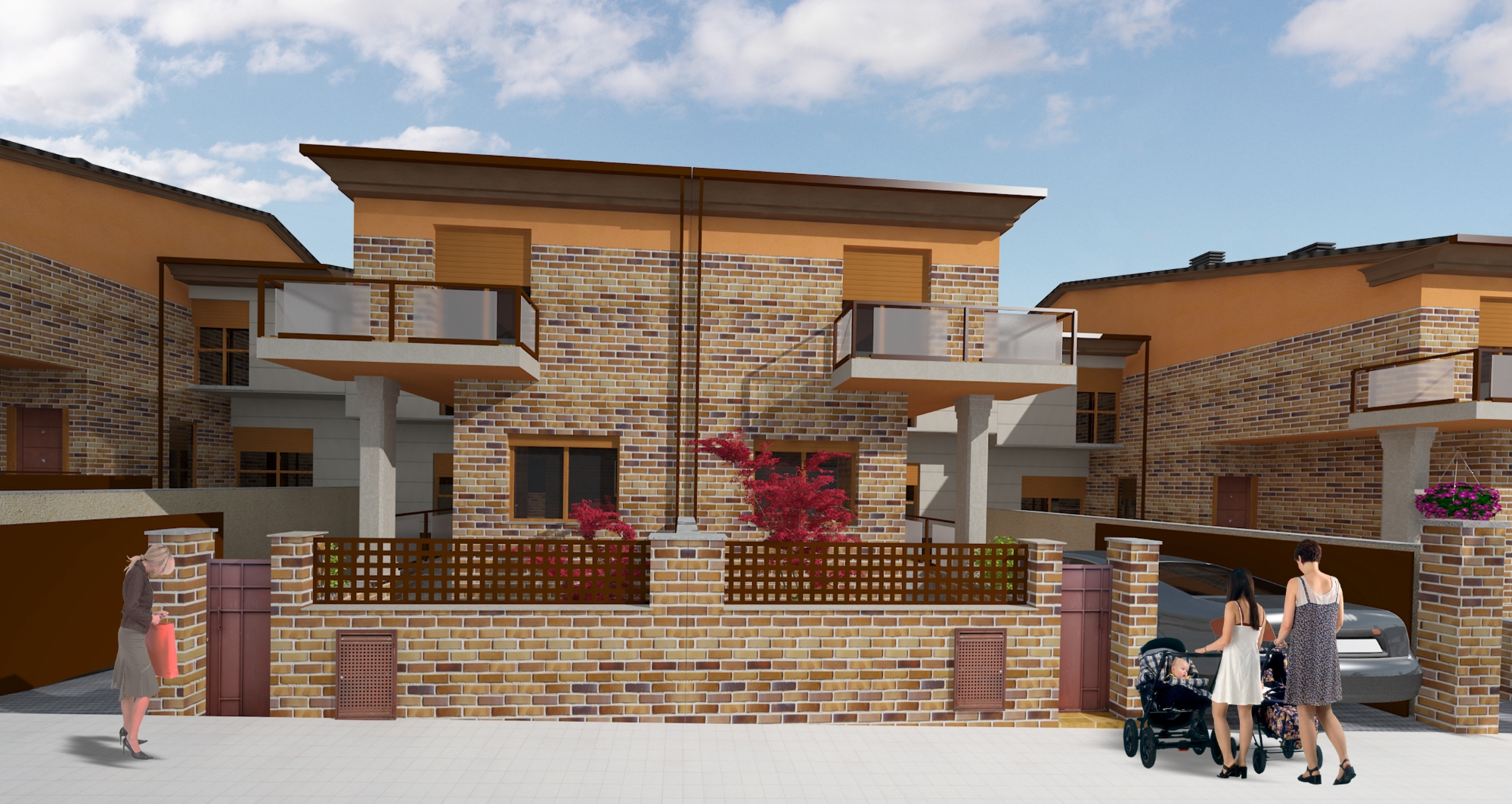 Chalet Adosados | luzyTextura estudio de diseño en Ávila